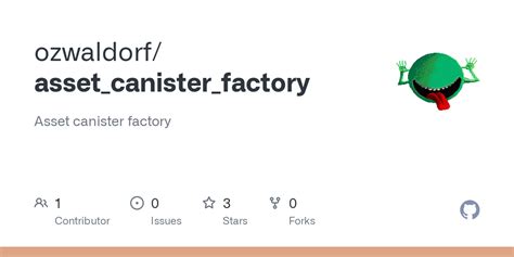 Github Ozwaldorfassetcanisterfactory Asset Canister Factory