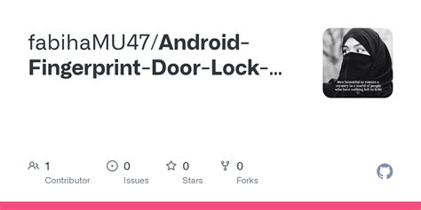 GitHub FabihaMU Android Fingerprint Door Lock Control Using Arduino