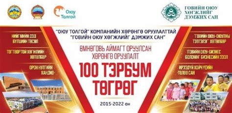 Говийн оюу хөгжлийг дэмжих сан ийн орон нутагт оруулсан хөрөнгө оруулалт 100 тэрбум төгрөгт
