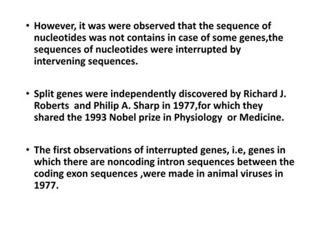 Second Genetic Code Overlapping And Split Genes Pptx Chemistry Science
