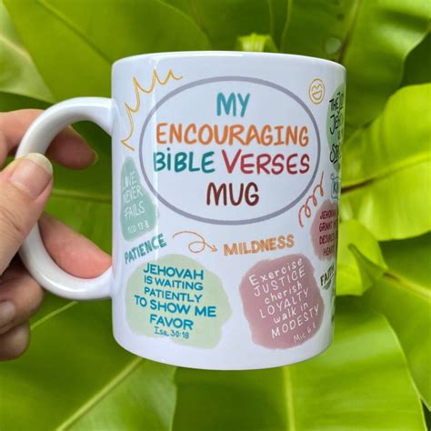 Jw Personalized Bible Verse Mug Encouraging Bible Verses Philippians 4