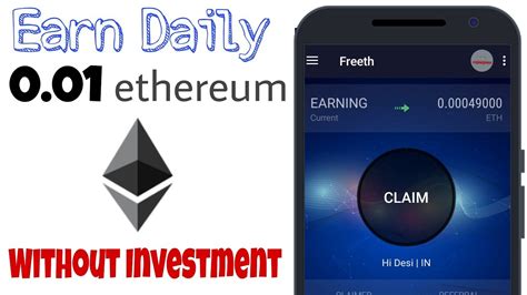 Earn Daily Ethereum Free Without Investment Youtube