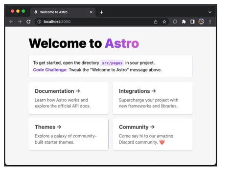 Trabajar Con Astro El Framework Web Super Rápido