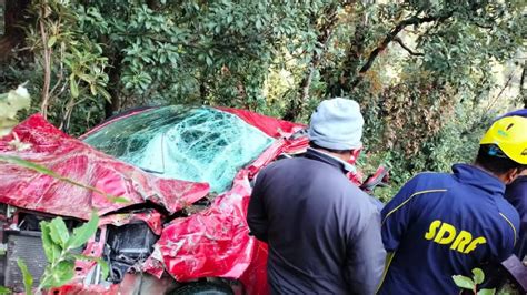 Chamoli News आदिबदरी सिलपाटा मोटर मार्ग पर कार हादसे में दो शिक्षकों
