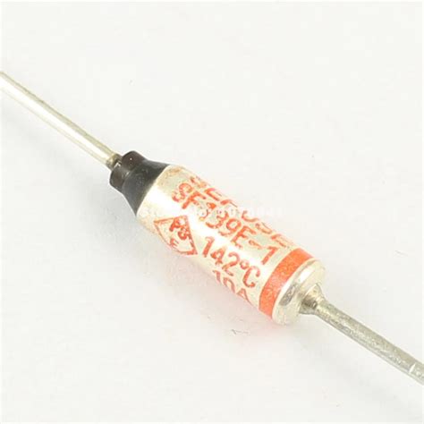 10 Pcs Per Lot Microtemp Thermal Fuse 142 Degree TF Cutoff 250V 10A