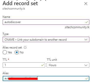 Integrating Microsoft Into Azure Dns