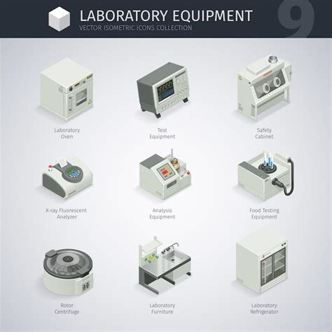 Premium Vector Laboratory Equipment Icons
