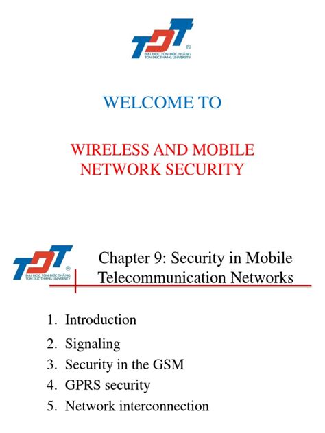 Part 9 Security In Mobile Telecommunication Networks Pdf Gsm Computer Science