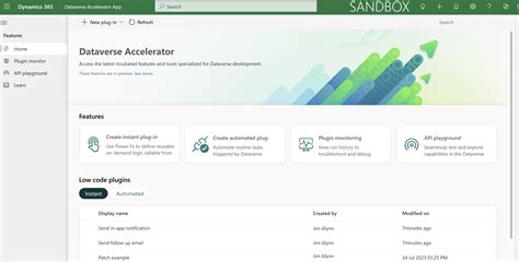 Dataverse アクセラレータを使用してプレビュー機能とツールを早期入手 Power Apps Microsoft Learn