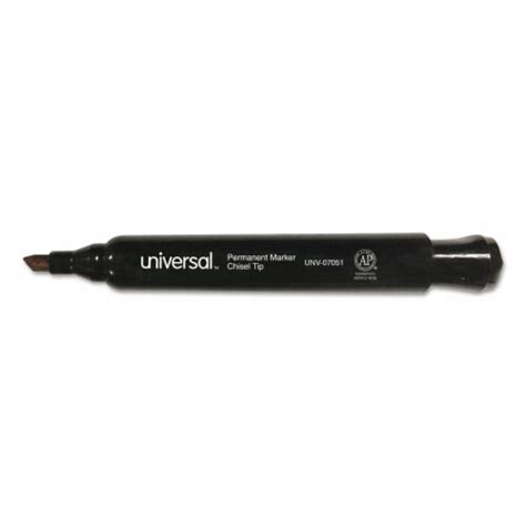 Universal Permanent Markers Chisel Tip Black Dozen 07051 1 Kroger