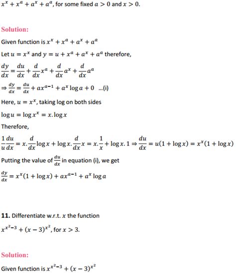 NCERT Solutions For Class Maths Chapter Continuity And Differentiability Miscellaneous Exercise
