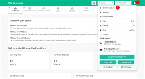 How To Create My User Id And Password 100 Free Gst Billing Software For Every Businesses