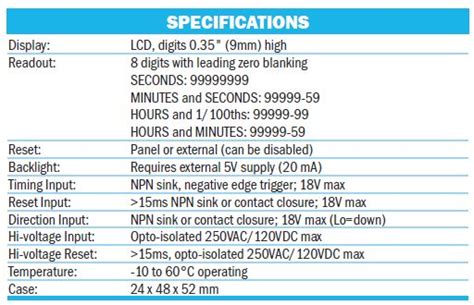Kal Dtime 8 Digit Electronic Timer Counters And Panel Meters
