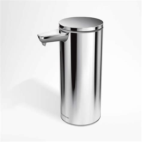Simplehuman Stainless Steel Rechargeable Sensor Pump 9 Oz Liquid Soap