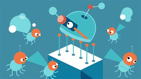 Nanobot Swarms A Swarm Of Tiny Nanobots Collectively Repairing A Larger