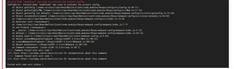 Expo Server Does Not Start And Web Build Fail · Issue 1657 · Expoexpo