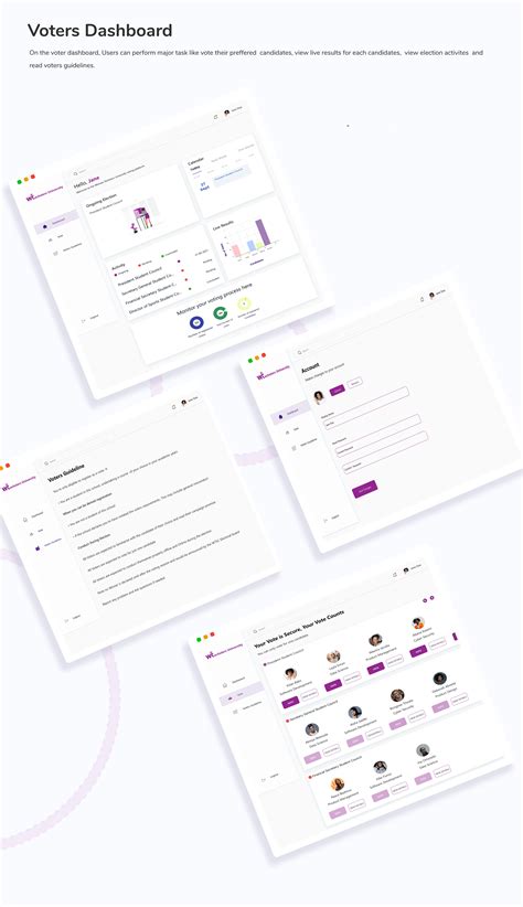 Online Voting System Behance