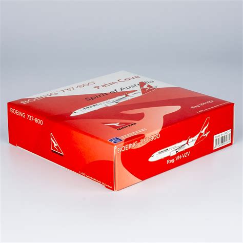 Ng Models Qantas 737 800 W 2nd Qantas Boeing 737 To Wear The Split Scimitar Winglets Vh Vzv