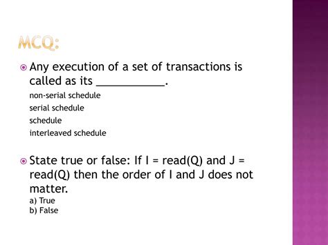 schedule in dbms pdf