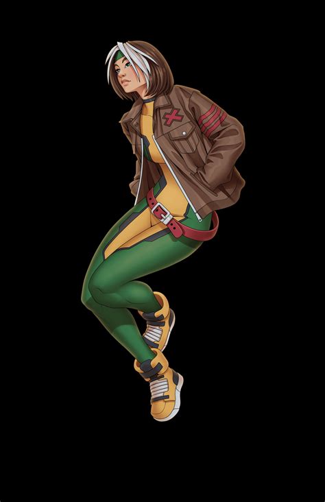 Marvel Vs Capcom Fanart Rogue By Anthony Amorose R Imaginarymutants