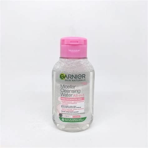 Jual Garnier Micellar Cleansing Water All In 1 Pink 50ml Travel Size Travel Kit Shopee Indonesia