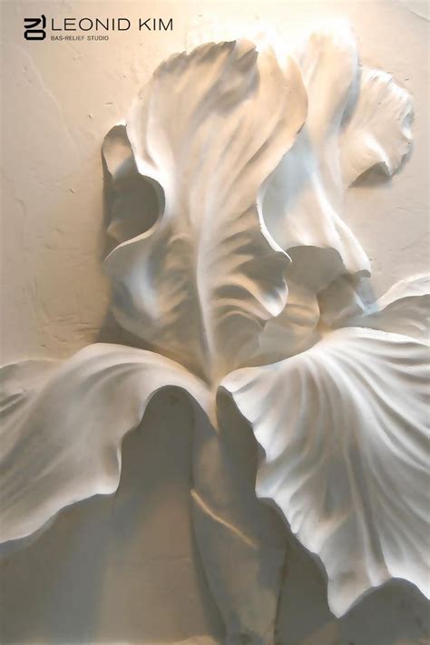 Картина на стене Панно из гипса Декор дома Plaster Wall Art Porcelain Wall Flower Wall