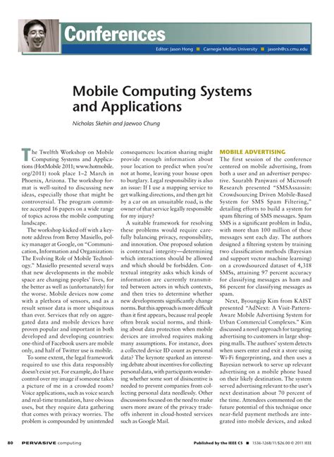 [pdf] Mobile Computing Systems And Applications