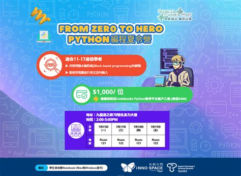 From Zero To Hero Python編程夏令營 Hkpc Academy