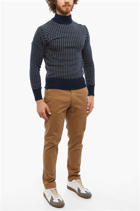 Woolrich Wool And Cashmere Turtle Neck Sweater Men Glamood Outlet