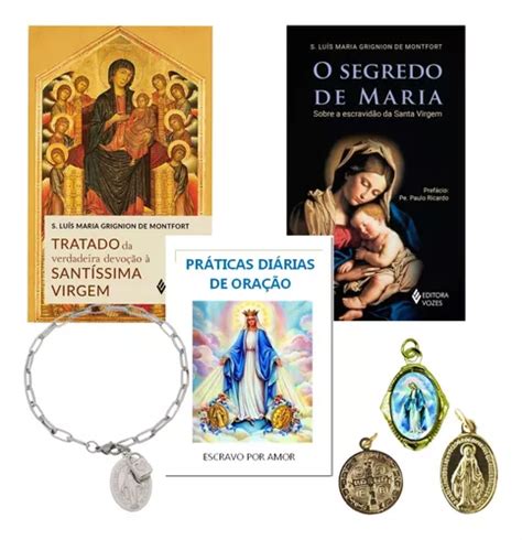 Consagração Total A Nossa Senhora Kit Completo Livro Tratado Da