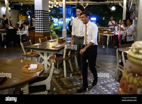 Canadas Prime Minister Justin Trudeau And Prime Minister Rishi Sunak