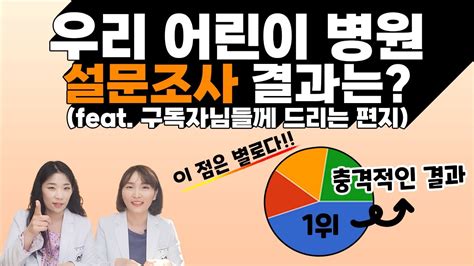 소아과 의사와 소아 정신과 의사가 운영하는 Only 육아 전문 의학 채널 우리동네 어린이병원 앞으로의 방향은 Youtube