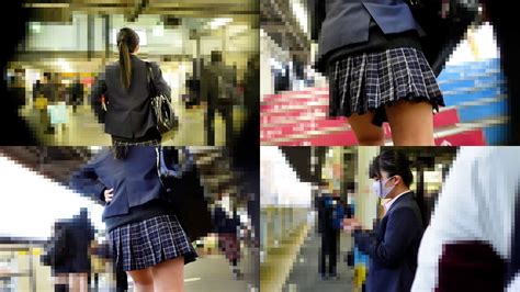 【電車痴漢 9】《幼児体型〇リ女子 生》今にも泣きだしそうな顔で怯える女子 生の〇リマンコに囲い込み中出し痴漢 Jp Upskirt Club
