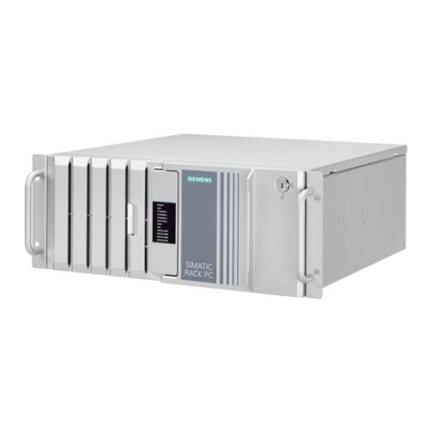 Siemens Simatic Ipc547j Quick Install Manual Pdf Download Manualslib