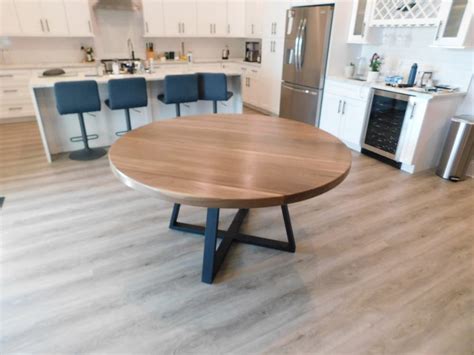 Custom Round Tabletop For Existing Table Base Clearwater FL Patch