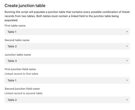 Auto Updating Junction Table Airtable Community