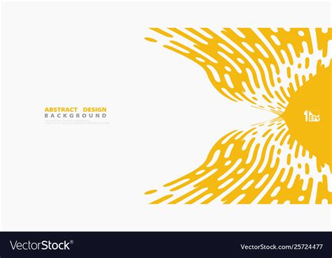 Abstract Yellow Stripe Line Pattern Details Vector Image