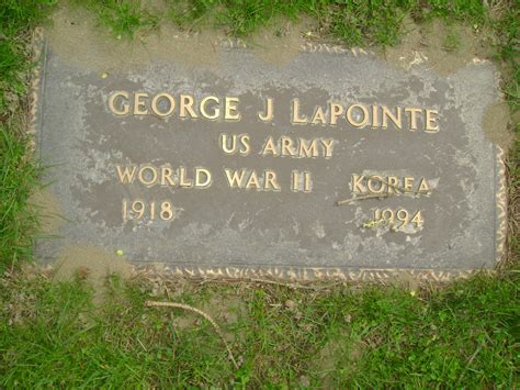 George Joseph “zum” Lapointe 1918 1994 Find A Grave Memorial