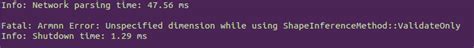 Unspecified Dimension While Using ShapeInferenceMethod ValidateOnly When Loading TFLite Models