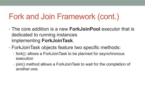 Fork And Join Framework Pptx