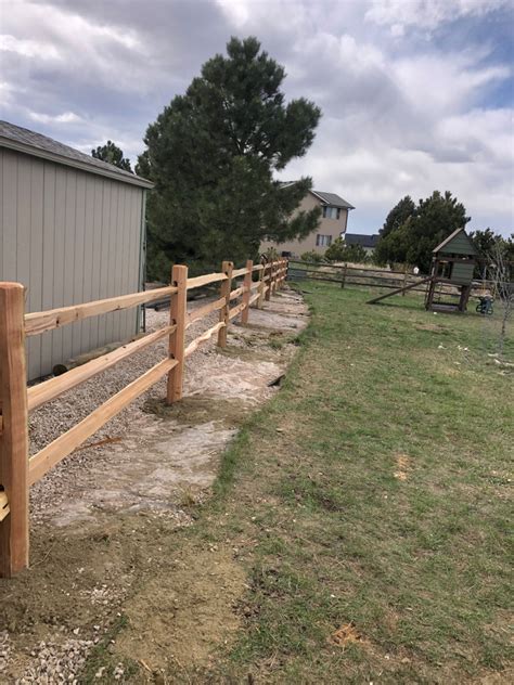 Cedar Split Rail Exterior Other By H And H Fence Houzz