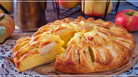 Como Hacer Una Torta De Manzana Con Bizcochuelo Exquisita