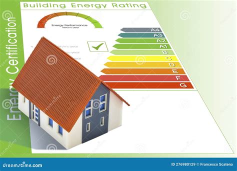 Buildings Energy Efficiency Concept With Energy Classes According To