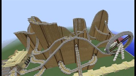 Minecraft Tutorial 1 Rollercoaster Youtube
