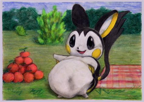 Emolga Fat Pokemon By Sssilver C On Deviantart