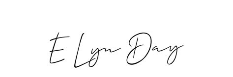 80 E Lyn Day Name Signature Style Ideas Exclusive Electronic Sign