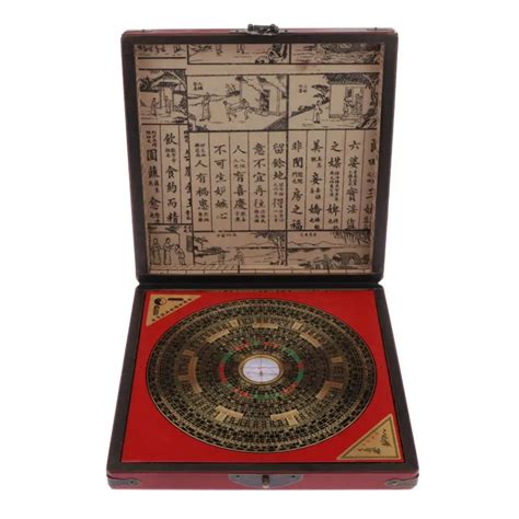 Shzhmn Ancient Classic Chinese Feng Shui Luo Pan Tool Collectible