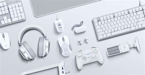 Mercury White Gaming Peripherals Razer United States
