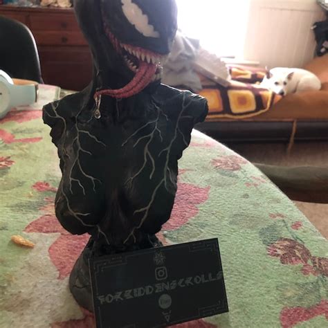 She Venom Bust Inspired Dc Comics Marvel Resin Sculpture Symbiote
