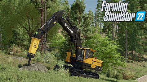 Fs22 🚧 Volvo Hb30 Hydraulic Breaker 🚧 Farming Simulator 22 Mods Youtube